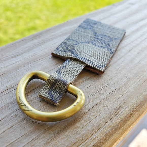 Accessories | Gucci Gg Upcycle Repurposed Keychain Key Fob Tag | Poshmark